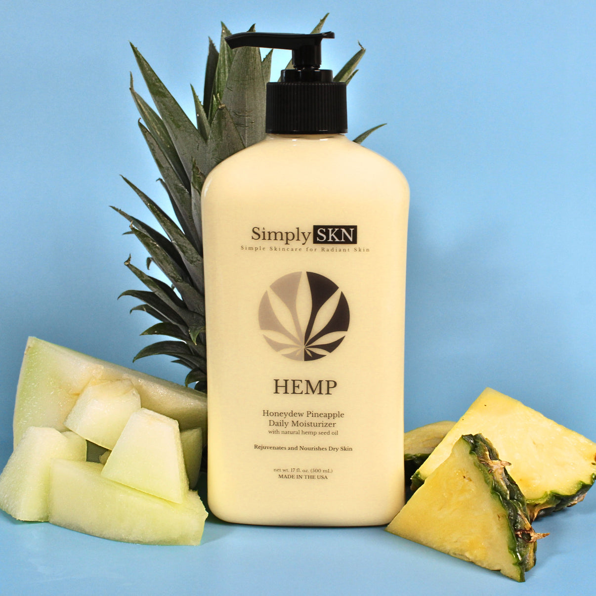Fresh Daily: Honeydew Pineapple Hemp Moisturizer for Hydrated Skin ...